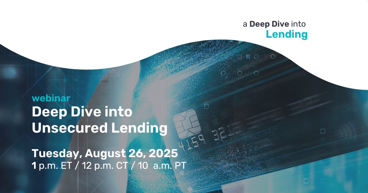 Deep Dive into Lending: Unsecured Lending Webinar | McGlinchey Stafford PLLC